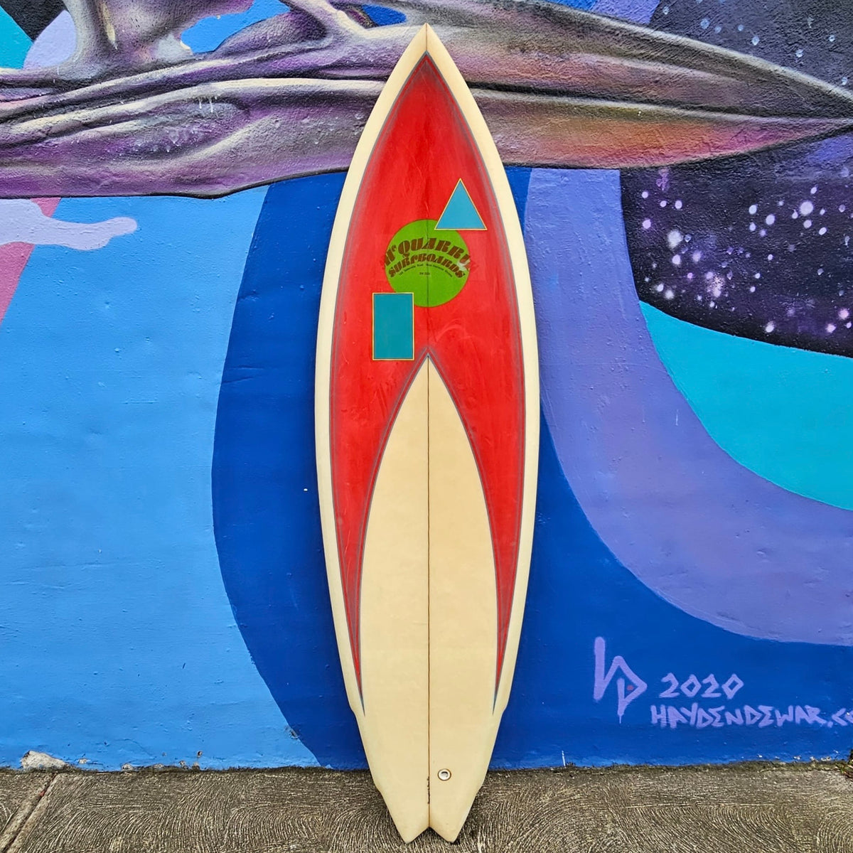 (#1539) Macquarie Vintage Surfboard 6'2" x 20" x 2 7/8" - Melbourne ...