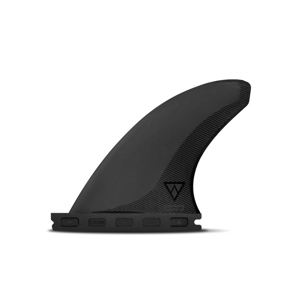 Futures 3/2 Alpha Quad Rear Pair Medium - Carbon - Melbourne Surfboard Shop