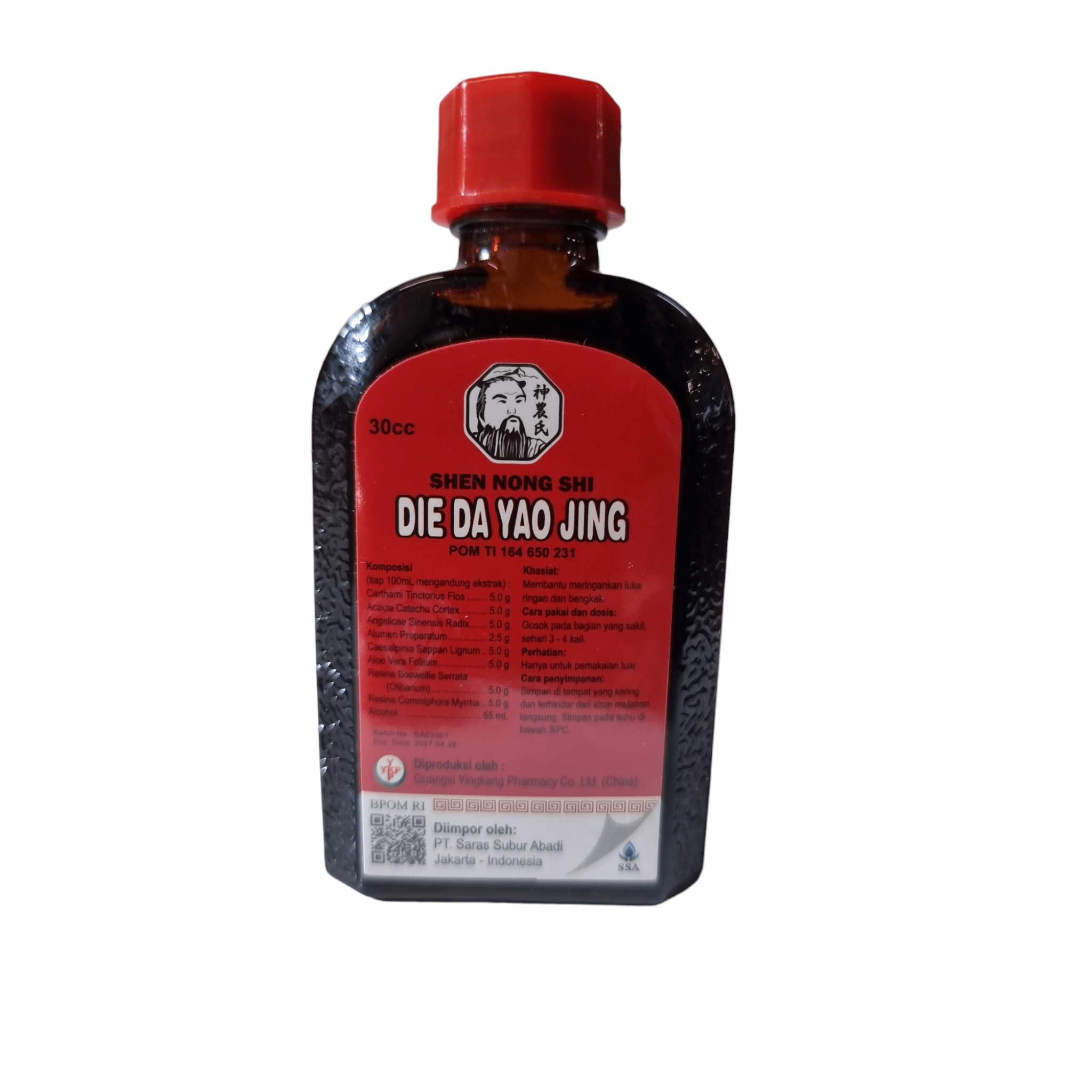 Die Da Yao Jing (Tieh Ta Yao Gin) - 1Fl Oz. 30ml | Melbourne Surfboard Shop