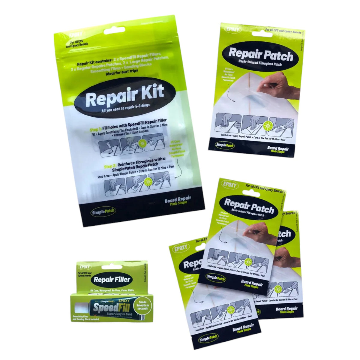 SimplePatch Repair Kit EPS - Melbourne Surfboard Shop