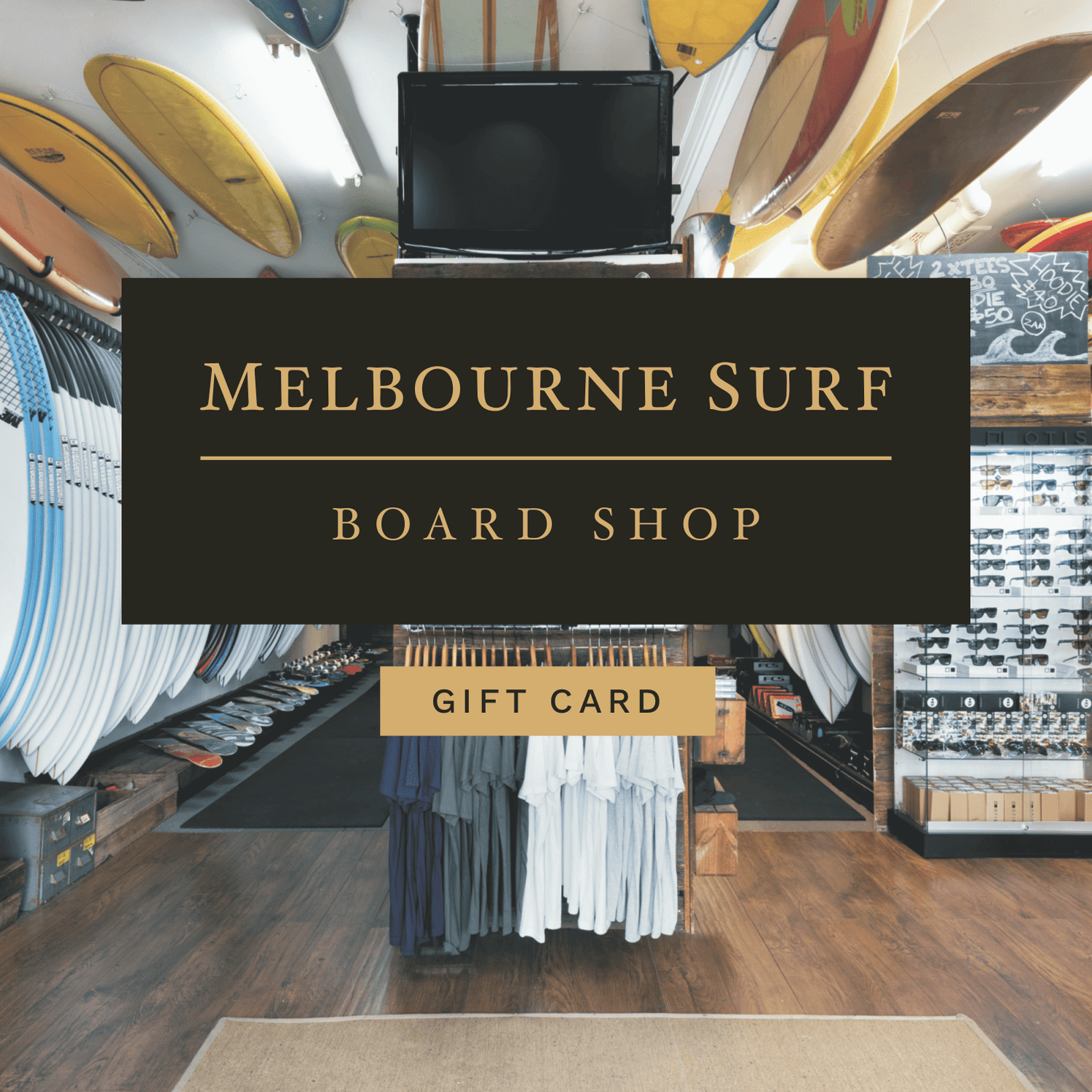 Melbourne Surf Gift Card - Melbourne Surfboard Shop